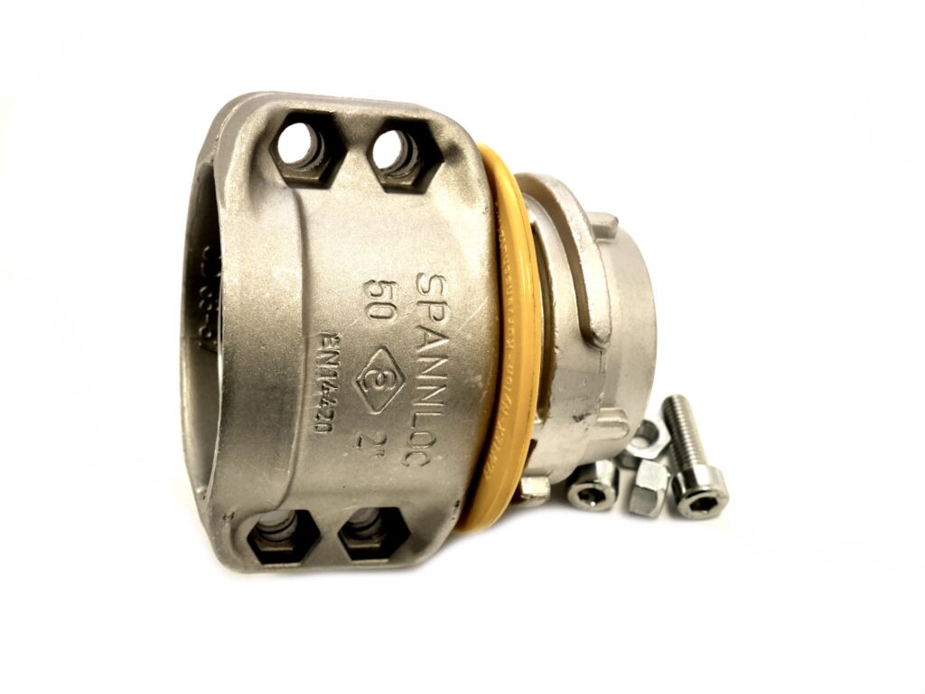 TW male coupling with hose nozzle Male coupling DN 50 / 2’ stainless steel