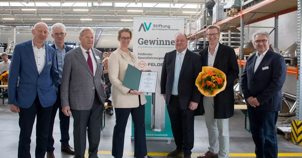 Feldbinder erhält Ausbildungs- und Innovationspreis
