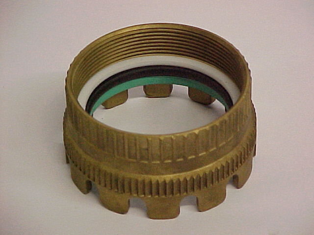 TW nut coupling crown ring DN 80 / 3’ internal thread brass ...