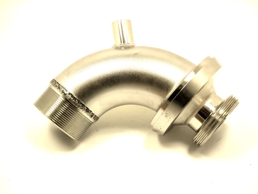Air connection bend Milk thread connection 4’