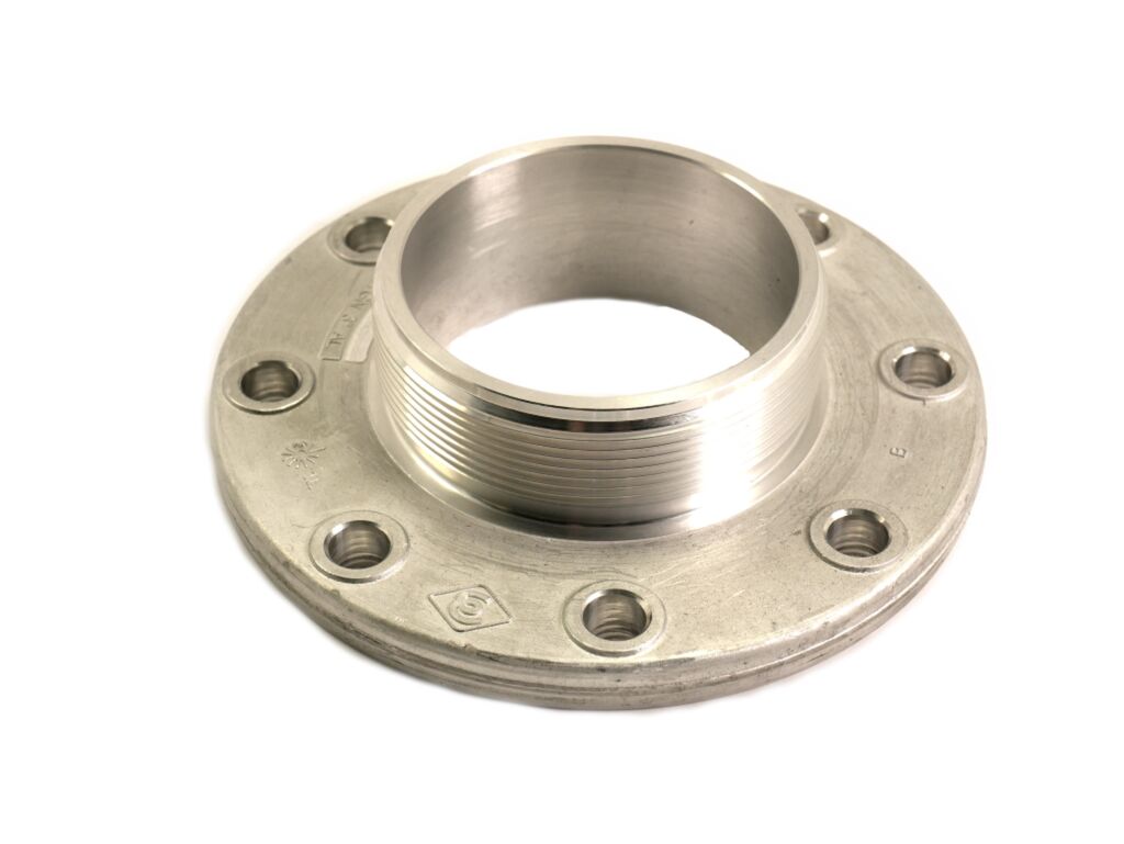 Threaded flange TW external thread 8-hole aluminium | Feldbinder ...