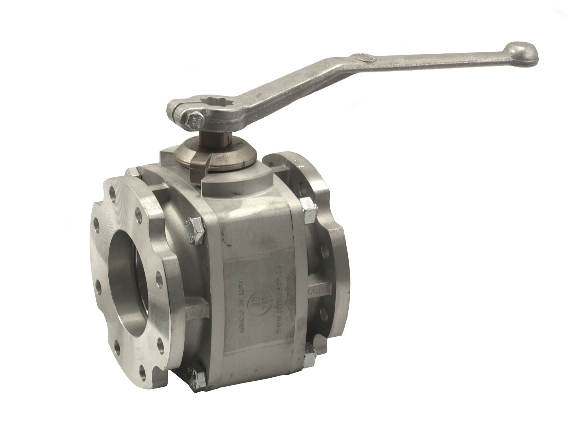 Ball valve DN 80 / 3’ 2-part flange