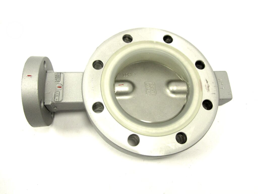 DN 100 butterfly valve for pneumatic rotary actuator | Feldbinder ...